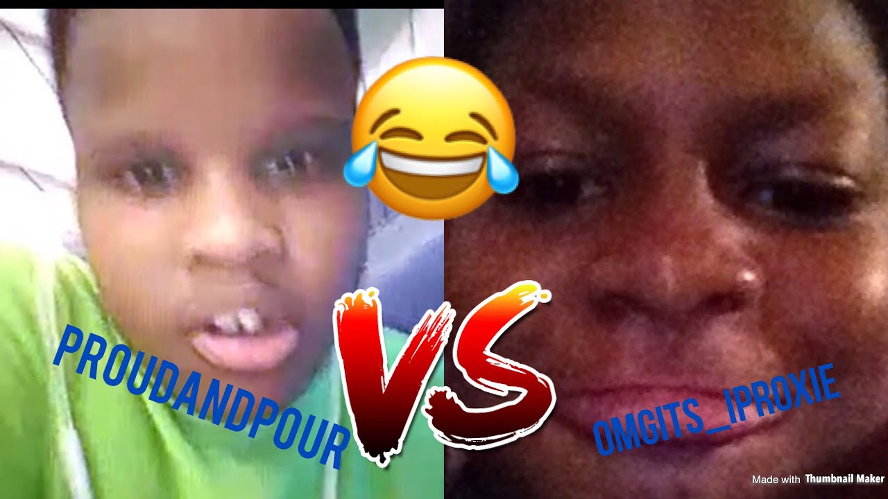 @proudandpoor (Anthony) VS @omgits_iproxie (Jaiden) ROASTING EACH OTHER ...