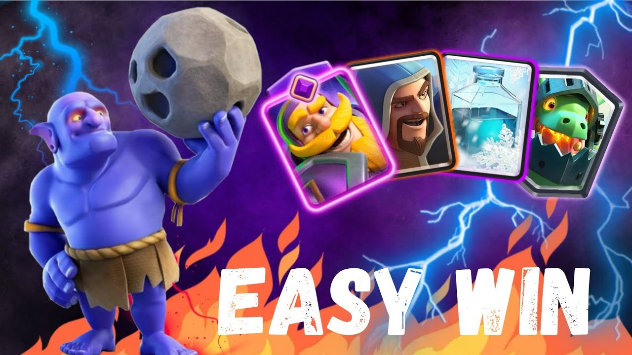 PLAYING WITH MOST EASY WIN DECK CLASH ROYALE 🥶 - YouTube