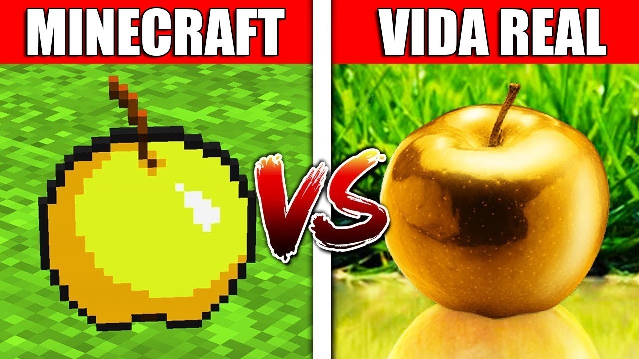 MINECRAFT EN LA VIDA REAL 😱 MINECRAFT VS LA VIDA REAL #1 (VÍDEO ...