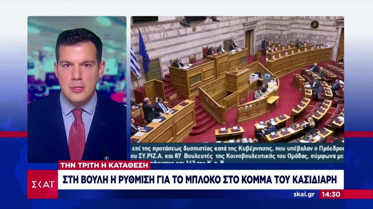 Την ερχόμενη Τρίτη ψηφίζεται η τροπολογία για το μπλόκο στο κόμμα ...