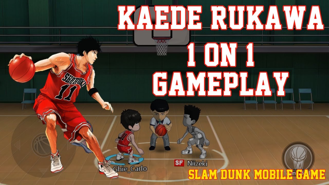 Slam Dunk Mobile Game Kaede Rukawa 1on1 Gameplay All Win - YouTube
