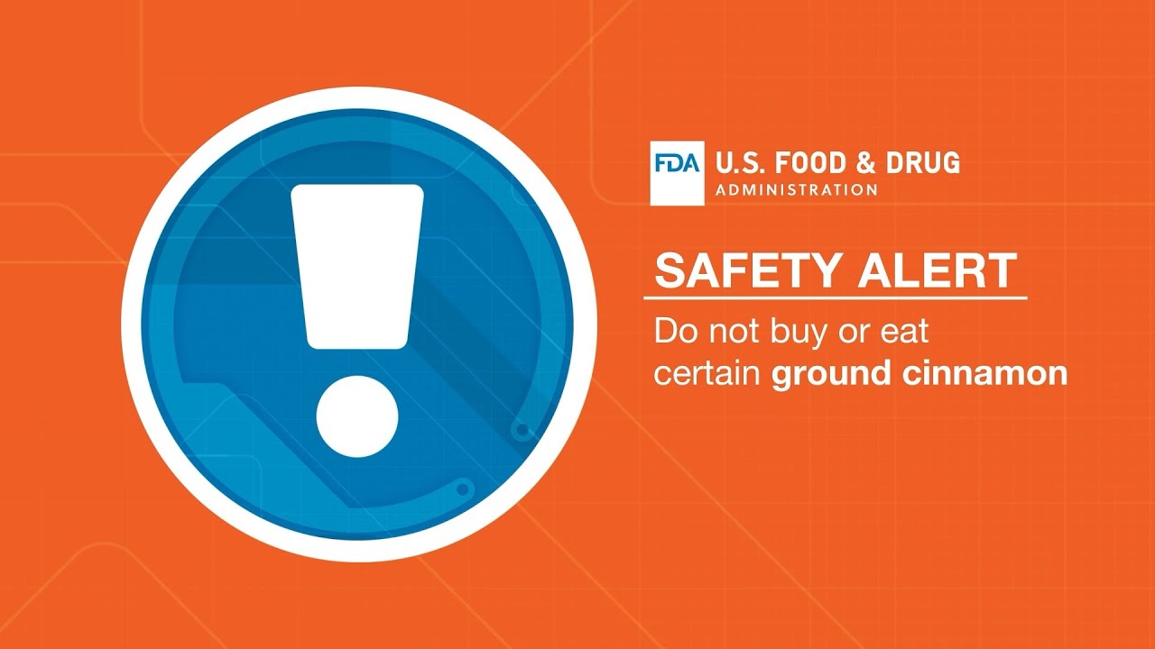 Things to Know About Lead in Certain Ground Cinnamon - YouTube