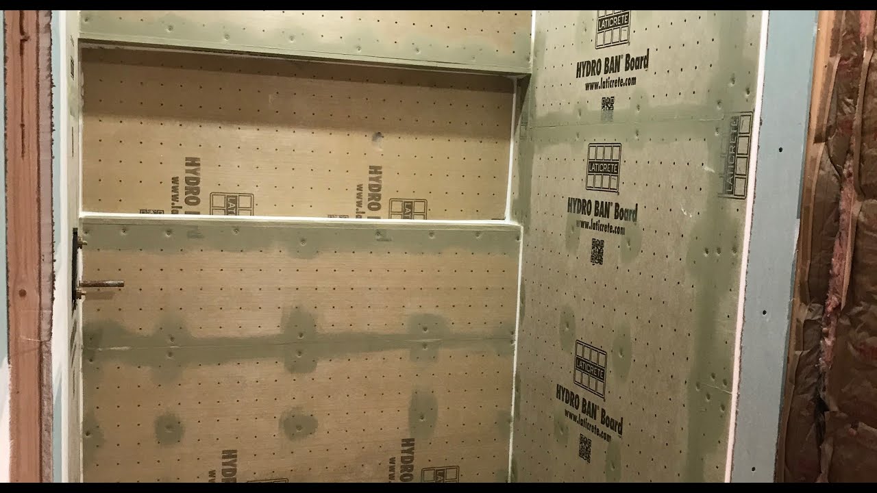 Hydro Ban Board vs. Schluter KERDI-BOARD | Complete shower prep in 4 ...