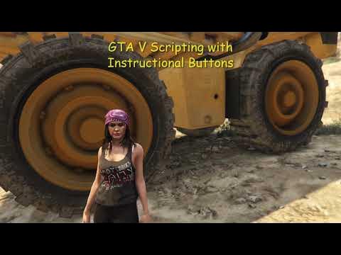 GTA V scripting with Instructional Buttons - YouTube