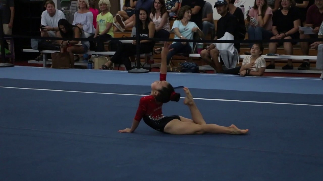 Maylee Chen 1st Place Floor Masquerade Mania 2019 Wildfire Gymnast ...