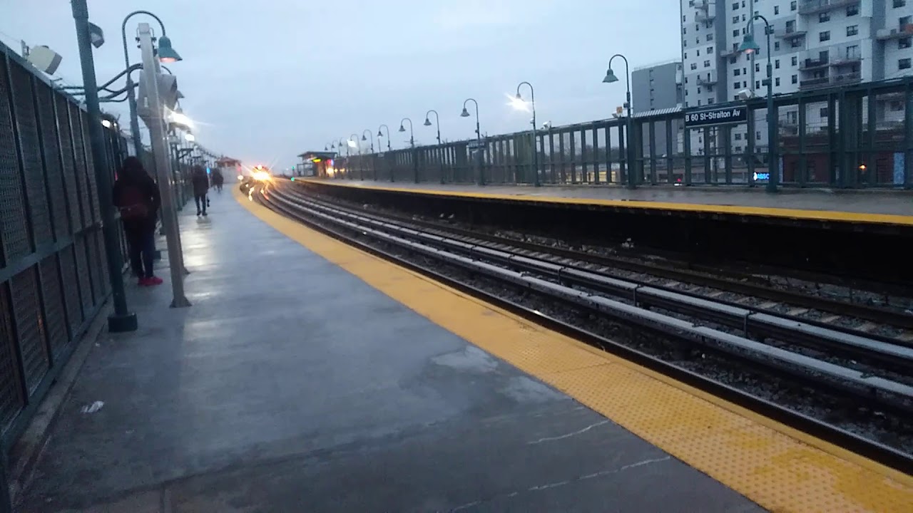 Inwood-207 Street Bound R179 A Train Arrived At Beach 60 Street - YouTube