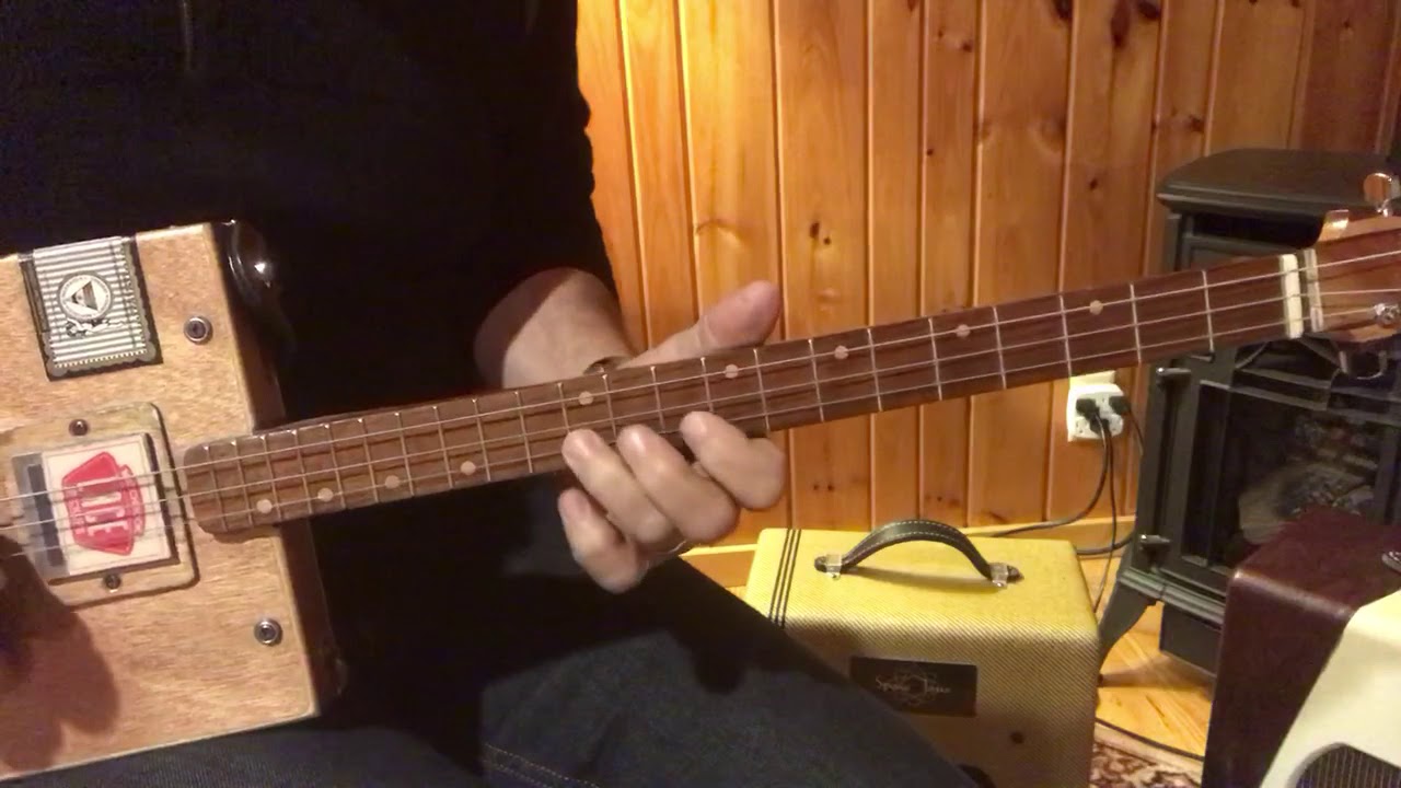 Stray Cat Strut pt. 3 lesson for 3 string Cigar Box Guitars Chords ...