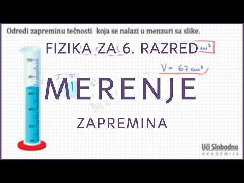 Merenje zapremine - Zadatak 5 | Fizika za 6. razred