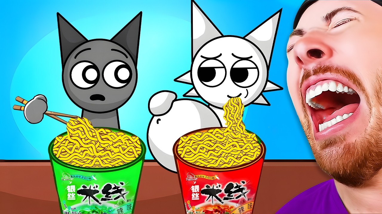 SPRUNKI MUKBANG ANIMATIONS! TRY NOT TO LAUGH!! (Funny Sprunki ...