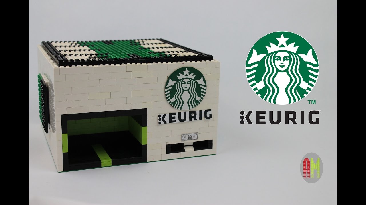 LEGO Starbucks Keurig machine - YouTube