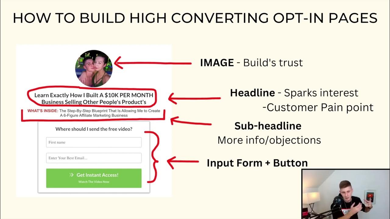 High converting Opt in Page - YouTube