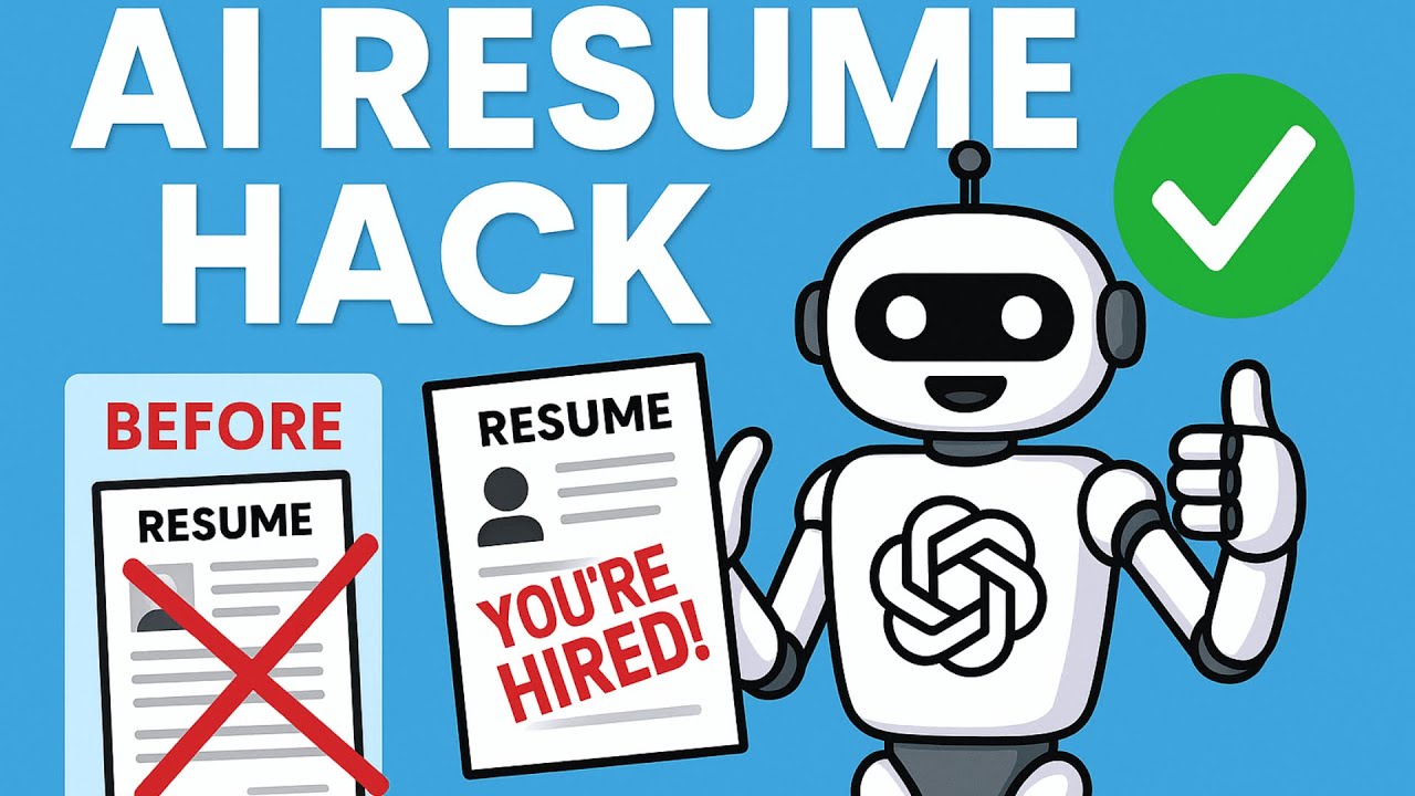 AI Resume Hack - Use ChatGPT to Land Your Cybersecurity Job - YouTube