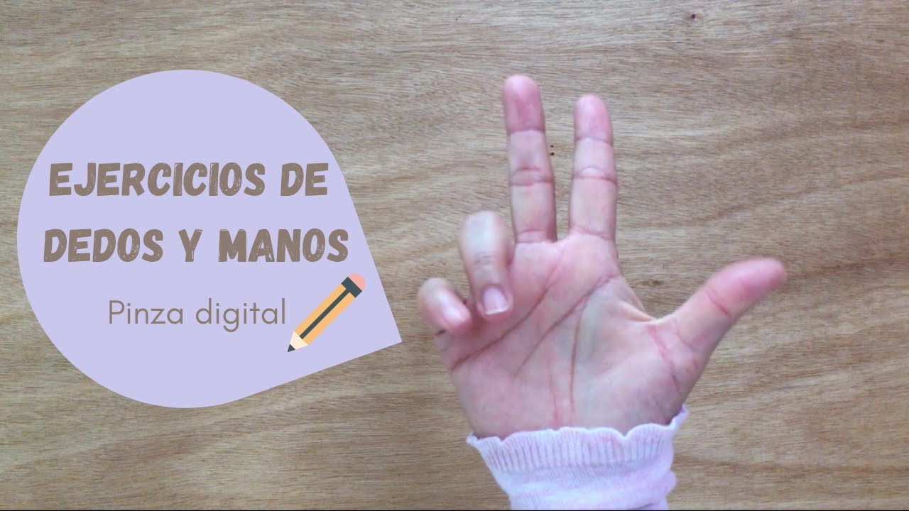 Ejercicios de dedos y manos para fortalecer la pinza digital #6. - YouTube