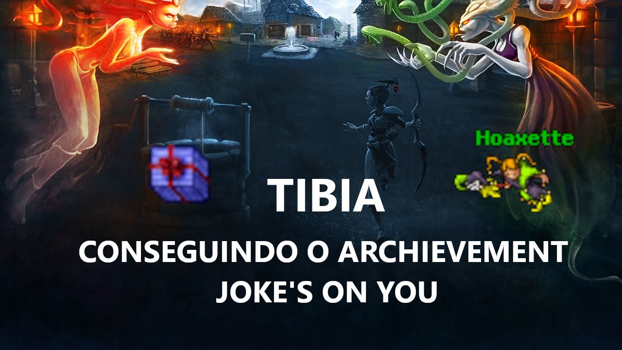 TIBIA: conseguindo archievement JOKE'S ON YOU - YouTube