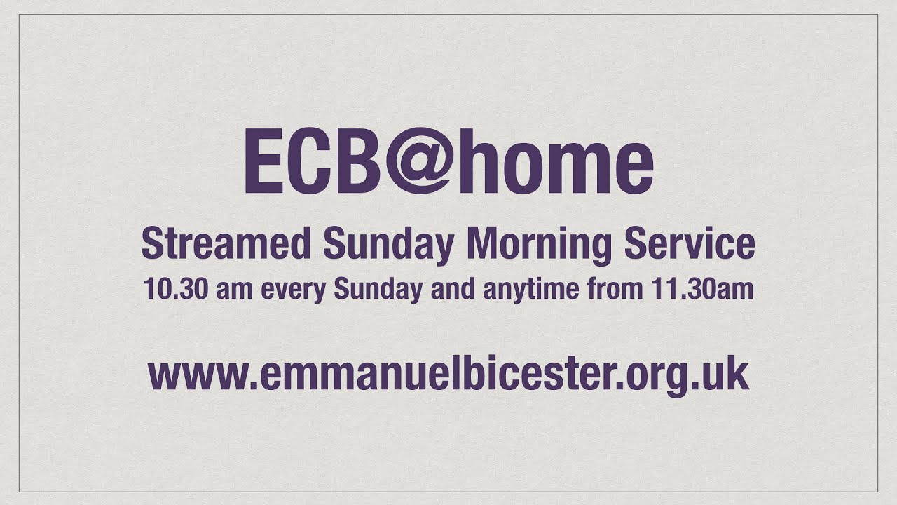 ECB@home 31st May - YouTube