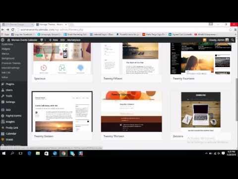 How to Change WordPress Themes - YouTube