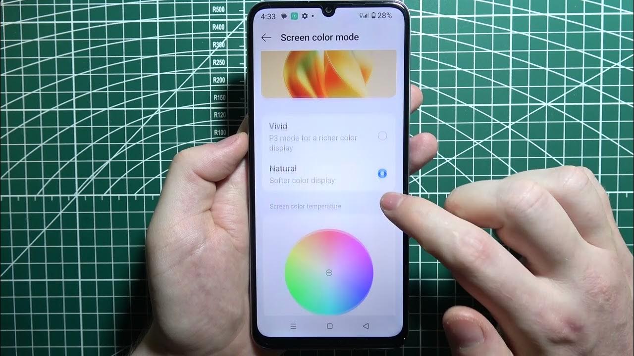 Realme Note 60: How to Change Screen Color Mode - YouTube