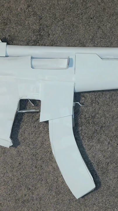 Paper Smg That Shoots π Papergun Papercraft Youtubeshorts Youtube