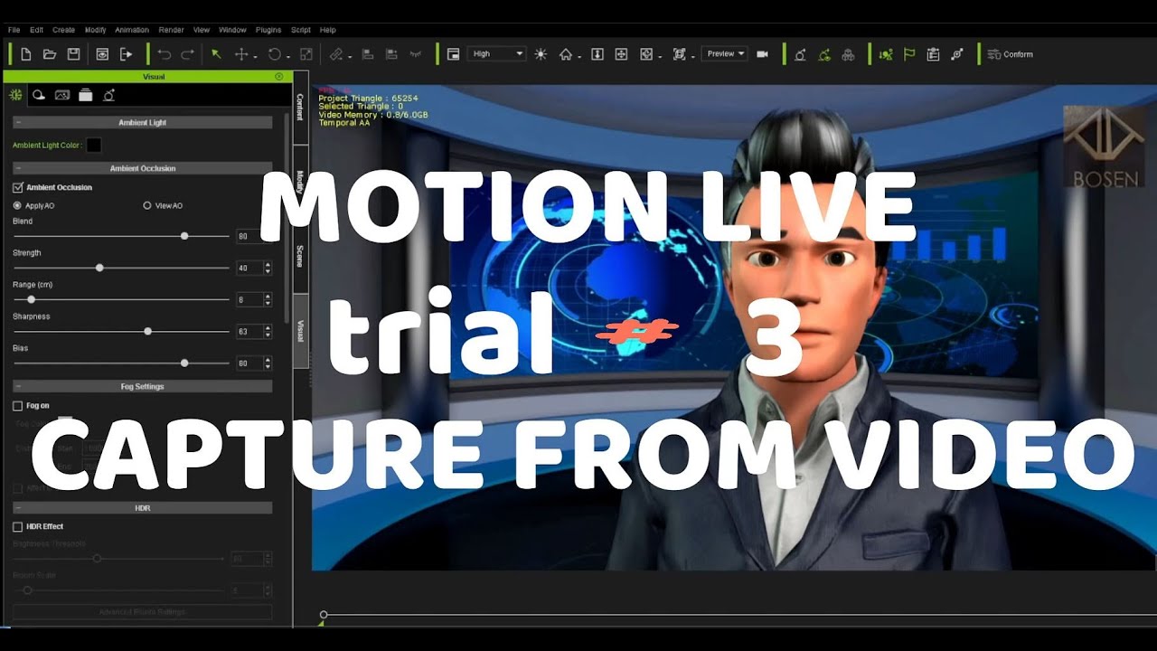 MOTION LIVE capture from video TEST 3 #ICLONE #TUTORIALBRUTAL #motion ...