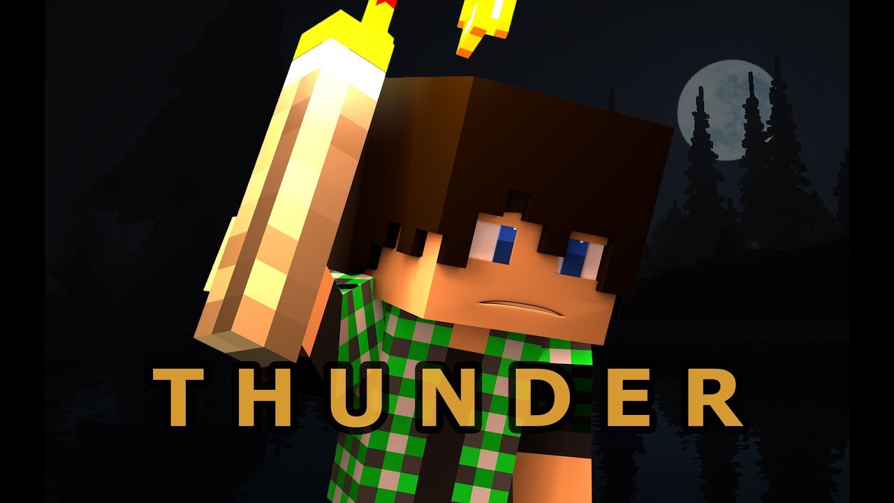 "Thunder" - A Minecraft Music Video - YouTube