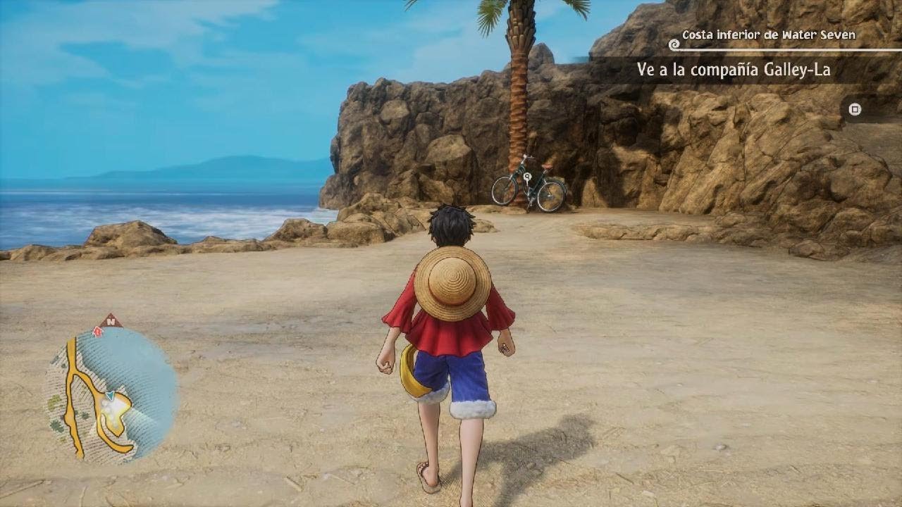 ONE PIECE ODYSSEY la bicicleta Ao chari de Aokiji - YouTube