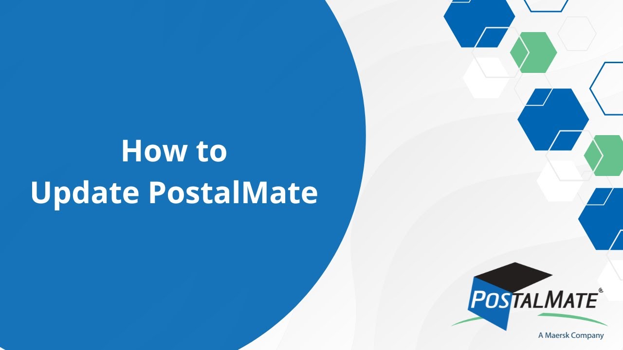 How to update your PostalMate - YouTube
