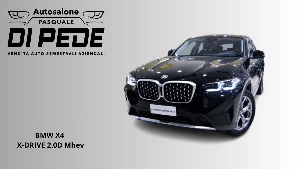 BMW X4 X-DRIVE 2.0D Mhev - OPTIONAL E CARATTERISTICHE - YouTube