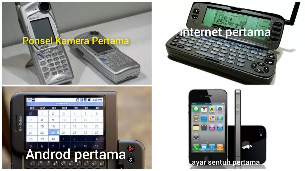 🔴 EVOLUSI HANDPHONE!!! Deretan Ponsel Bersejarah!!! Serba Pertama di ...