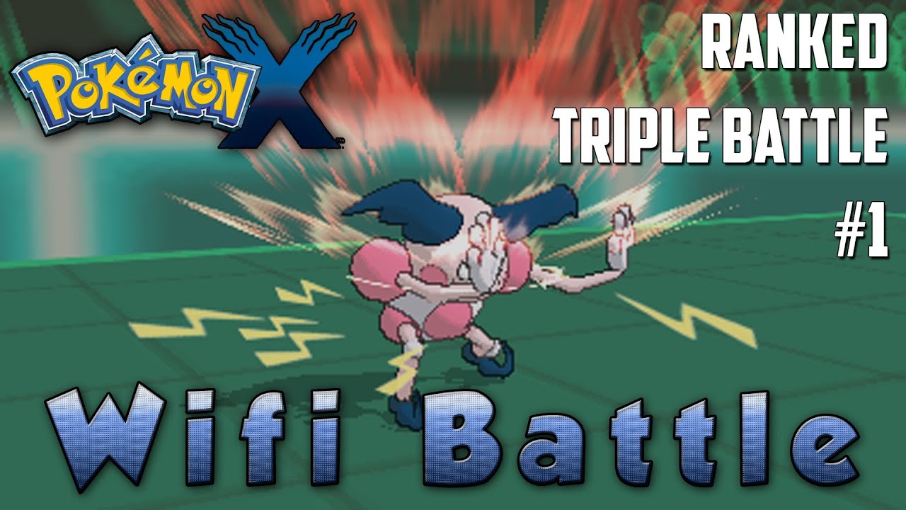Pokemon XY Live Ranked Triple Battle #1 - Mr. Mime OP?!?!?! - YouTube