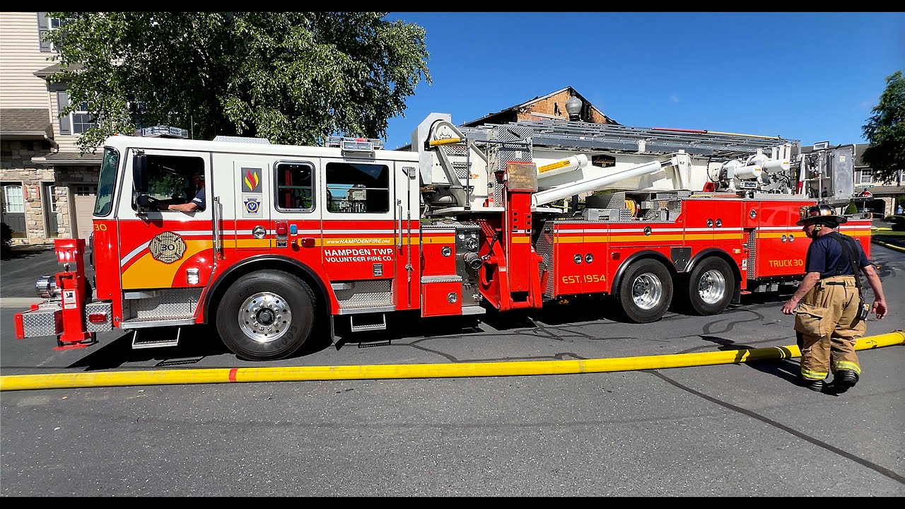 Fire Truck Seagrave Marauder 95 foot Aerialscope | Hampden Township ...