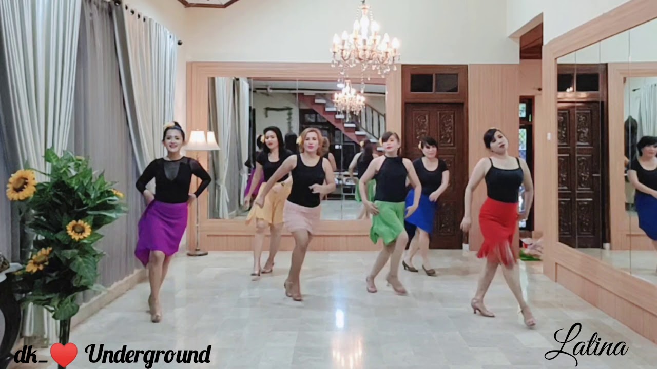 Latina - line dance - YouTube