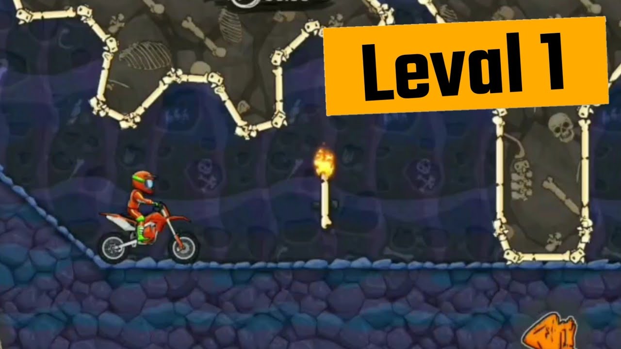 Level 1 (Trick Or Treat) - Moto X3M Walkthrough/ Playthrough Video # ...