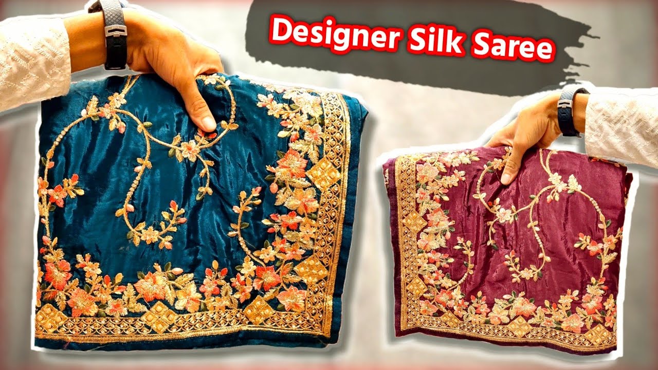 fancy designer silk sarees | party saree collection 2022 | party saree ...