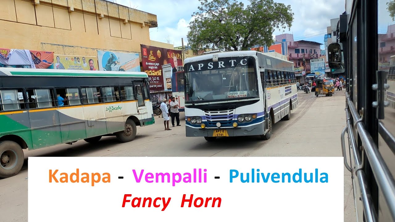 Kadapa - Vempalli - Pulivendula APSRTC Bus Journey - YouTube