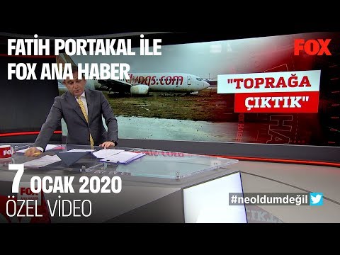 Sel, fırtına, tipi... 7 Ocak 2020 Fatih Portakal ile FOX Ana Haber