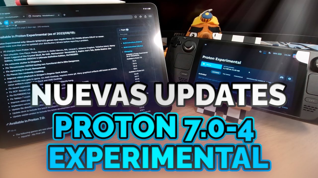 Steam Deck - ¡Nuevas updates de Proton: 7.0-4 y Experimental! - YouTube