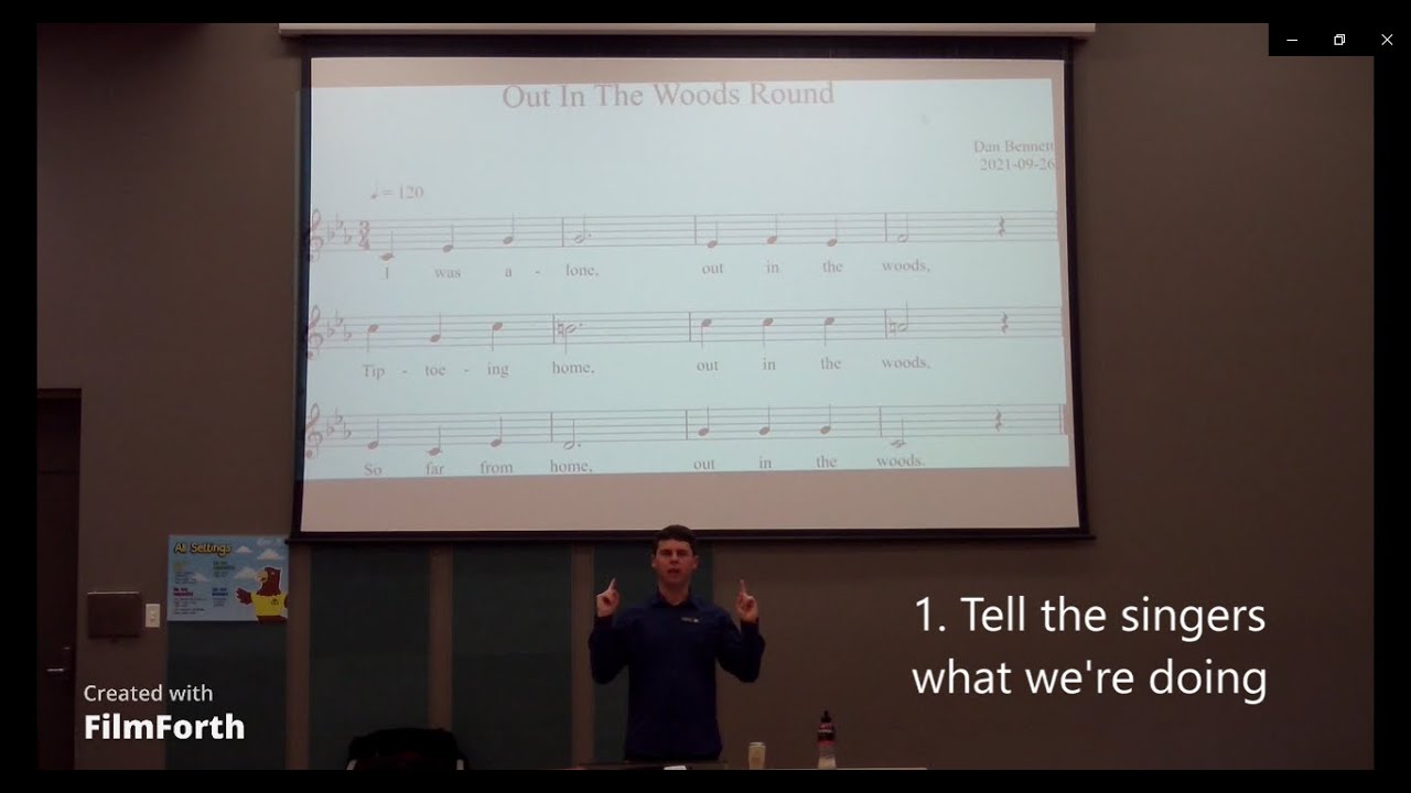How To Teach a Choir Round: "Out In The Woods" - YouTube