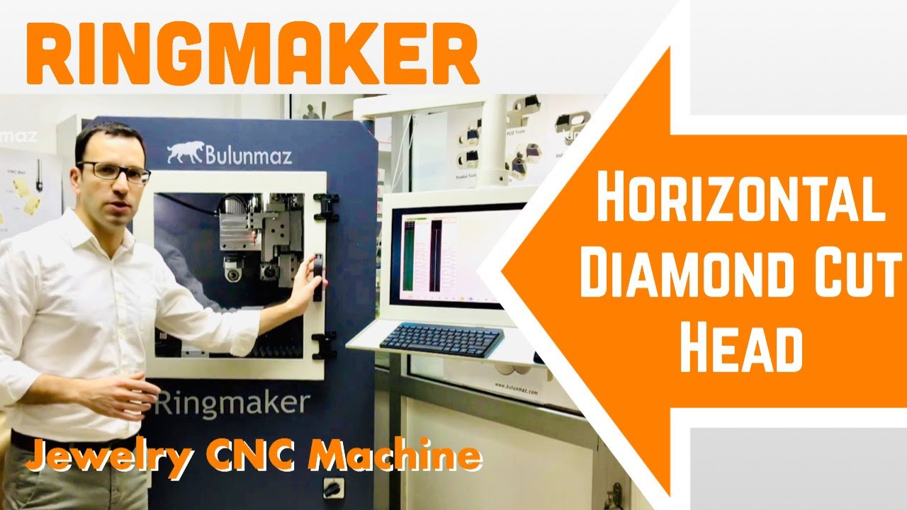 HORIZONTAL DIAMOND CUT on CNC Bangle Making Machine - YouTube