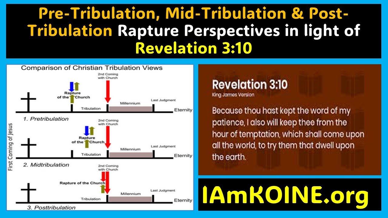 Pre-Tribulation, Mid-Tribulation & Post-Tribulation Rapture ...
