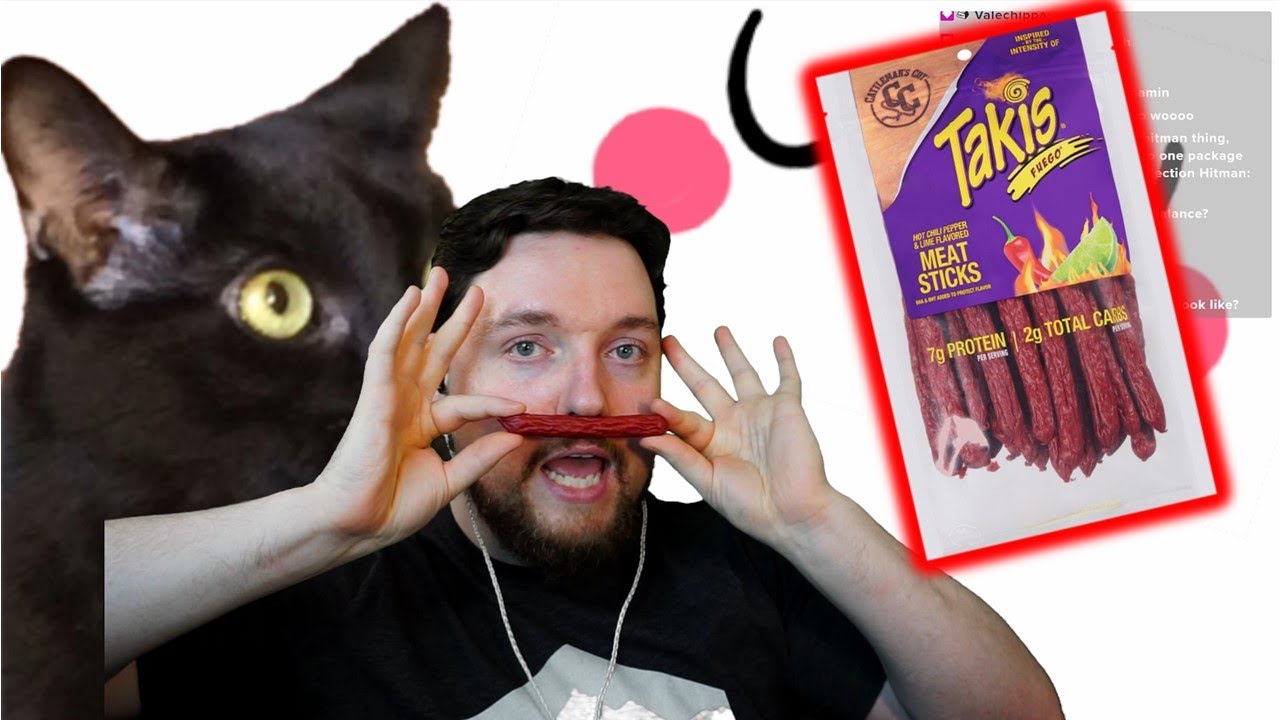 Trying Takis Fuego Beef Sticks - YouTube