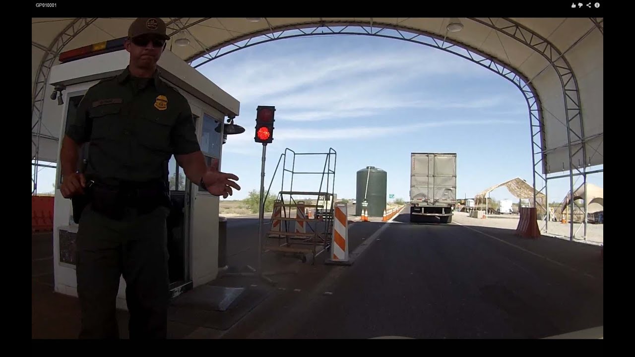 Border Patrol Checkpoint, Arizona, USA, Inspection, Interogation ...