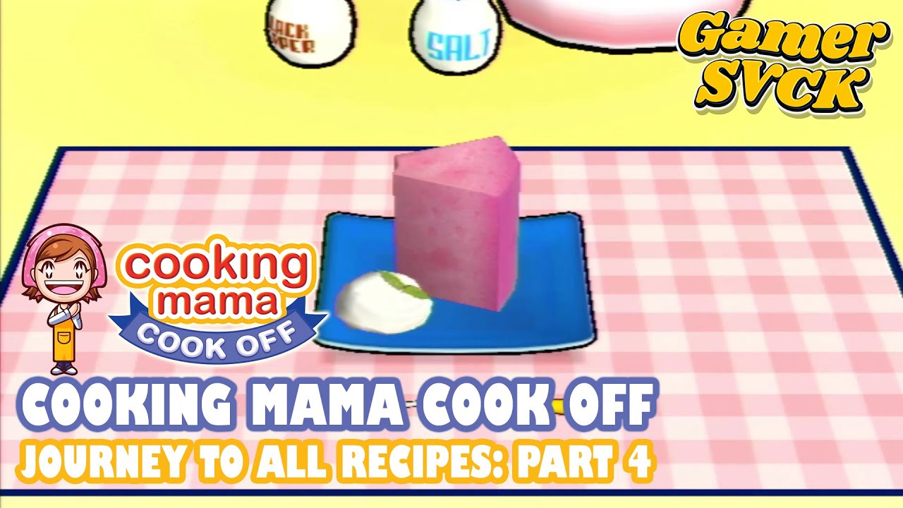 Cooking Mama Cook Off (WII): Journey to All Recipes - Part 4 & Credits ...