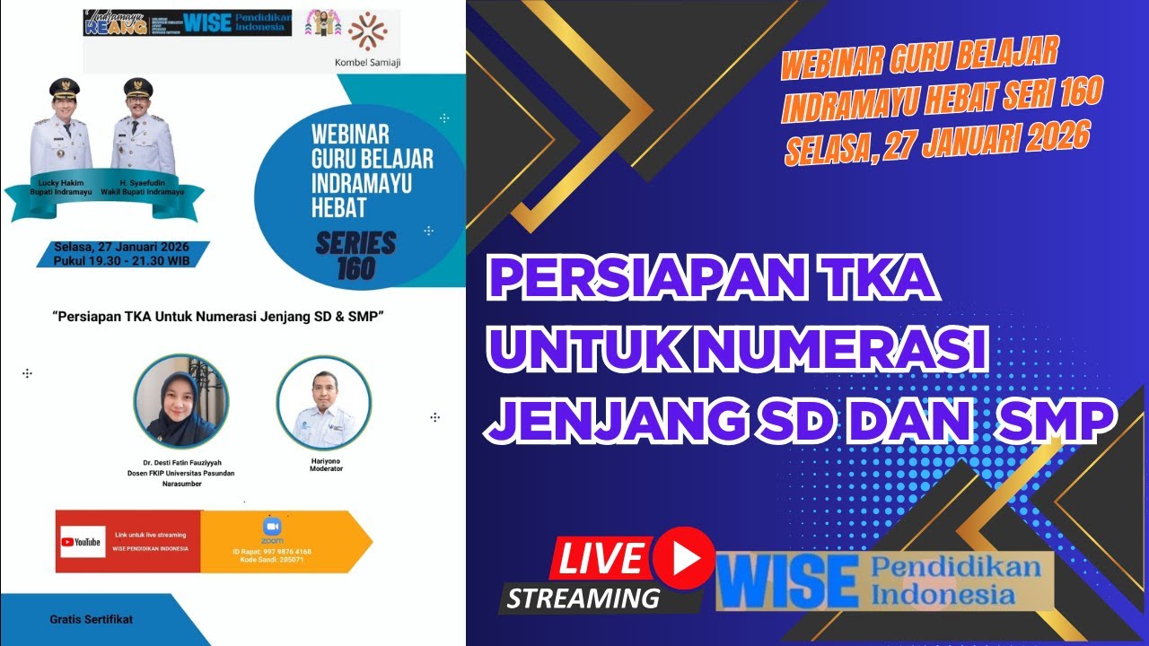 Persiapan TKA Untuk Literasi Jenjang SD & SMP - YouTube