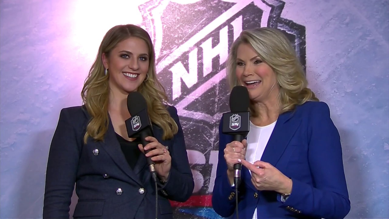 Caley Chelios with Chris Simpson Sportsnet - YouTube