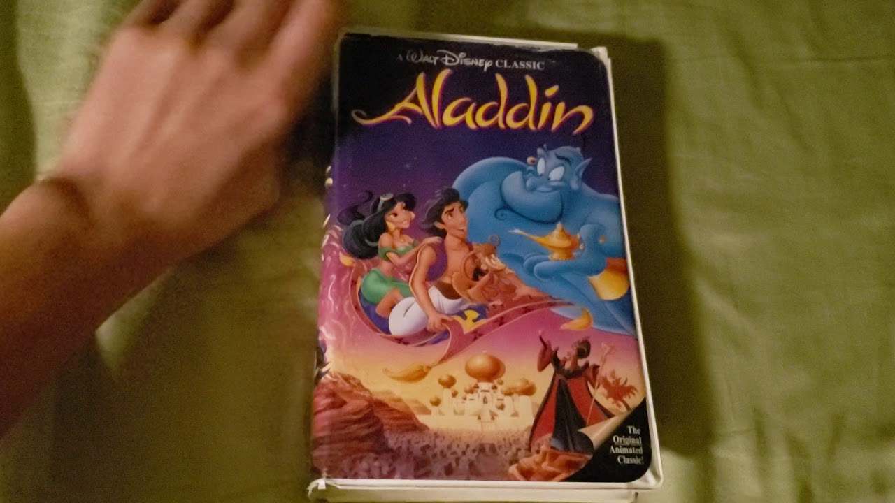 Aladdin 1993 VHS Review 5-7-19 - YouTube