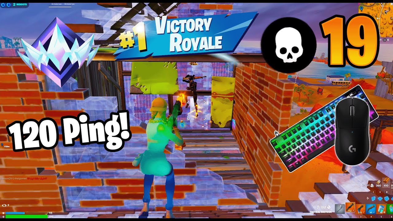 Fortnite Reload | High Ping Solo Ranked Gameplay (Keyboard & Mouse ...