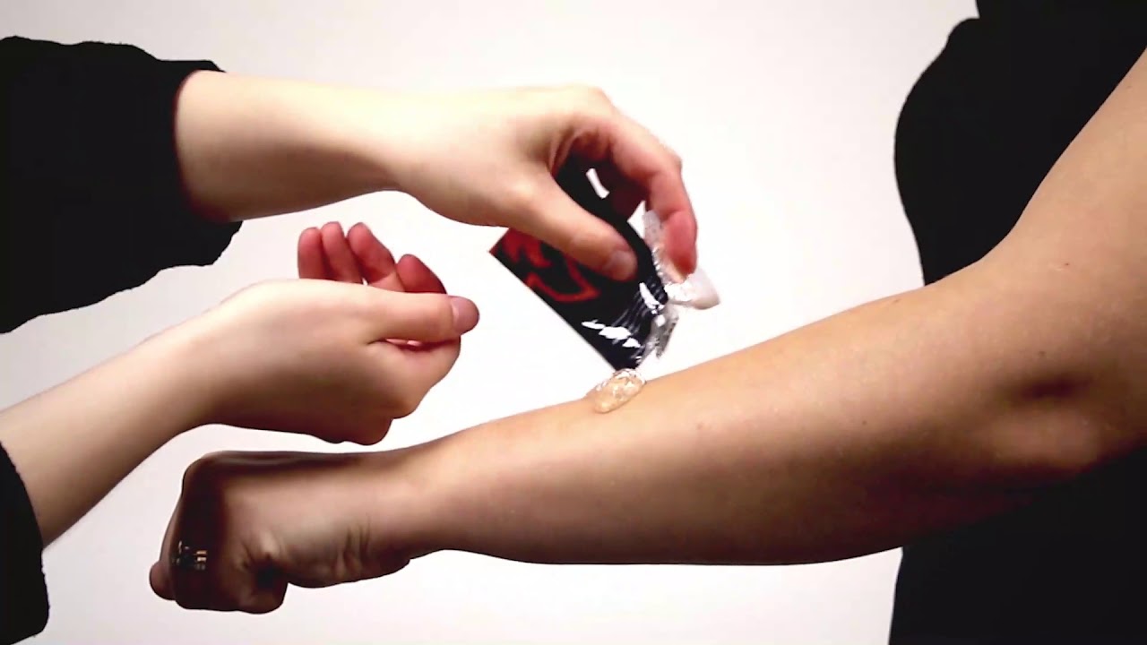 New Zealand Red Cross - Burn gel sachet - YouTube
