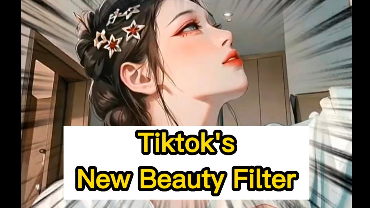 Tiktok new beauty filter with AI - YouTube