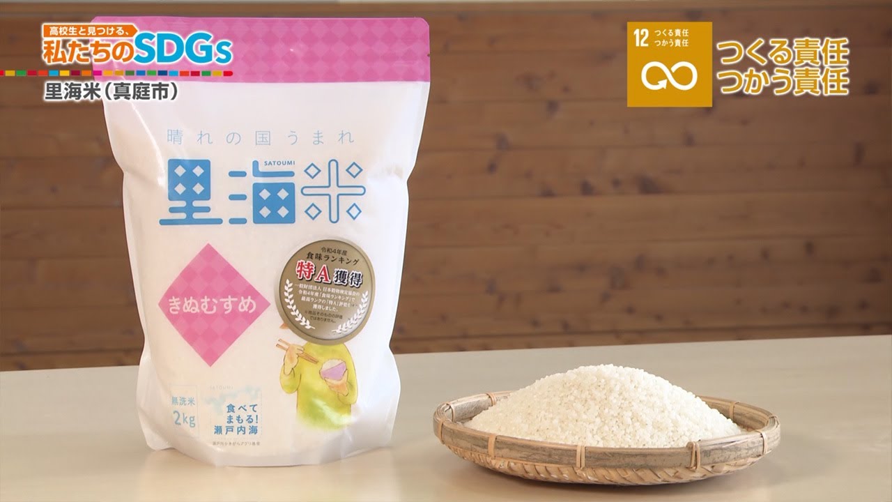 高校生と見つける、私たちのSDGs vol.160「海と山をつなぐ『里海米』(1)」 - YouTube