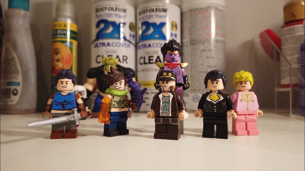 Custom logo JoJo’s bizarre adventure mini figures showcase. - YouTube